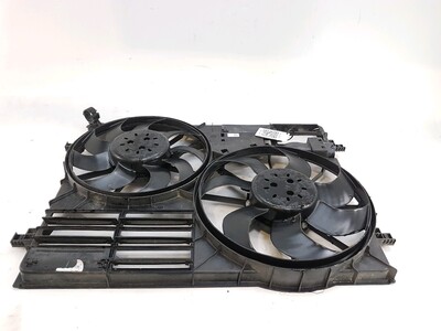 Radiator fan + mounting used - Volkswagen SHARAN - 7N0 959 455 M - GPA