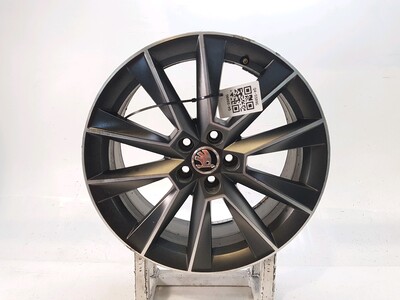 Alloy wheel used - Skoda FABIA - 6V0601025A 8Z8 - GPA