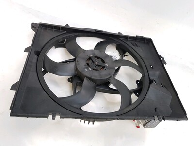 Radiator fan + mounting used - BMW - 17117590699 - GPA