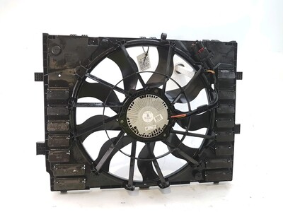 Radiator fan + mounting used - Porsche CAYENNE - 958 106 061 20 - GPA