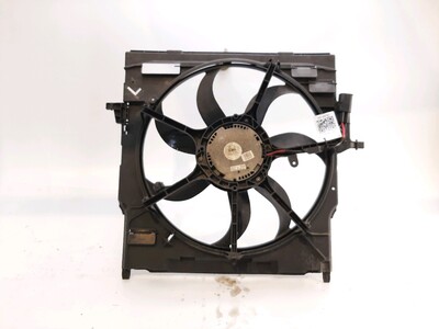 Radiator fan + mounting used - BMW X5 - 17428618242 - GPA
