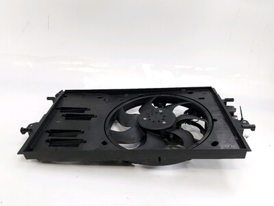 Radiator fan + mounting used - Dacia DUSTER - 214818260R - GPA