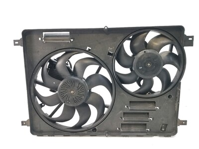 Radiator fan + mounting used - Volvo XC60 - 31338823 - GPA
