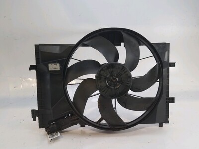 Radiator fan + mounting used - Mercedes SLK - A 203 500 05 93 - GPA
