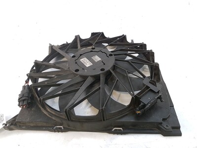 Radiator fan + mounting used - BMW X3 - 17113442089 - GPA