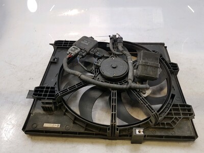 Radiator fan + mounting used - Nissan JUKE - 21481-1KC0B - GPA