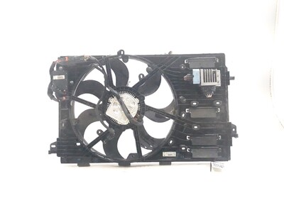 Radiator fan + mounting used - Renault MEGANE - 214811275R - GPA