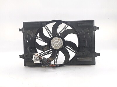 Radiator fan + mounting used - Seat LEON - 5WA 121 203 G - GPA