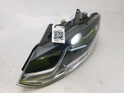 Left headlight used - Volkswagen POLO - 6C1941005B - GPA