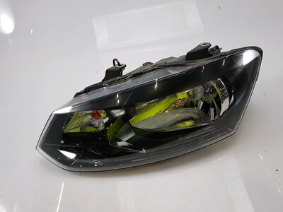 Left headlight used - Volkswagen POLO - 6R1941007F - GPA