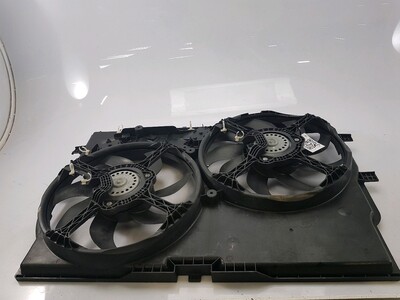 Radiator fan + mounting used - Citroen JUMPER - 1671210180 - GPA