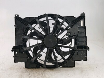 Radiator fan + mounting used - Jaguar XF - C2D38738 - GPA