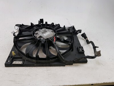 Radiator fan + mounting used - Jaguar XF - C2D38736 - GPA